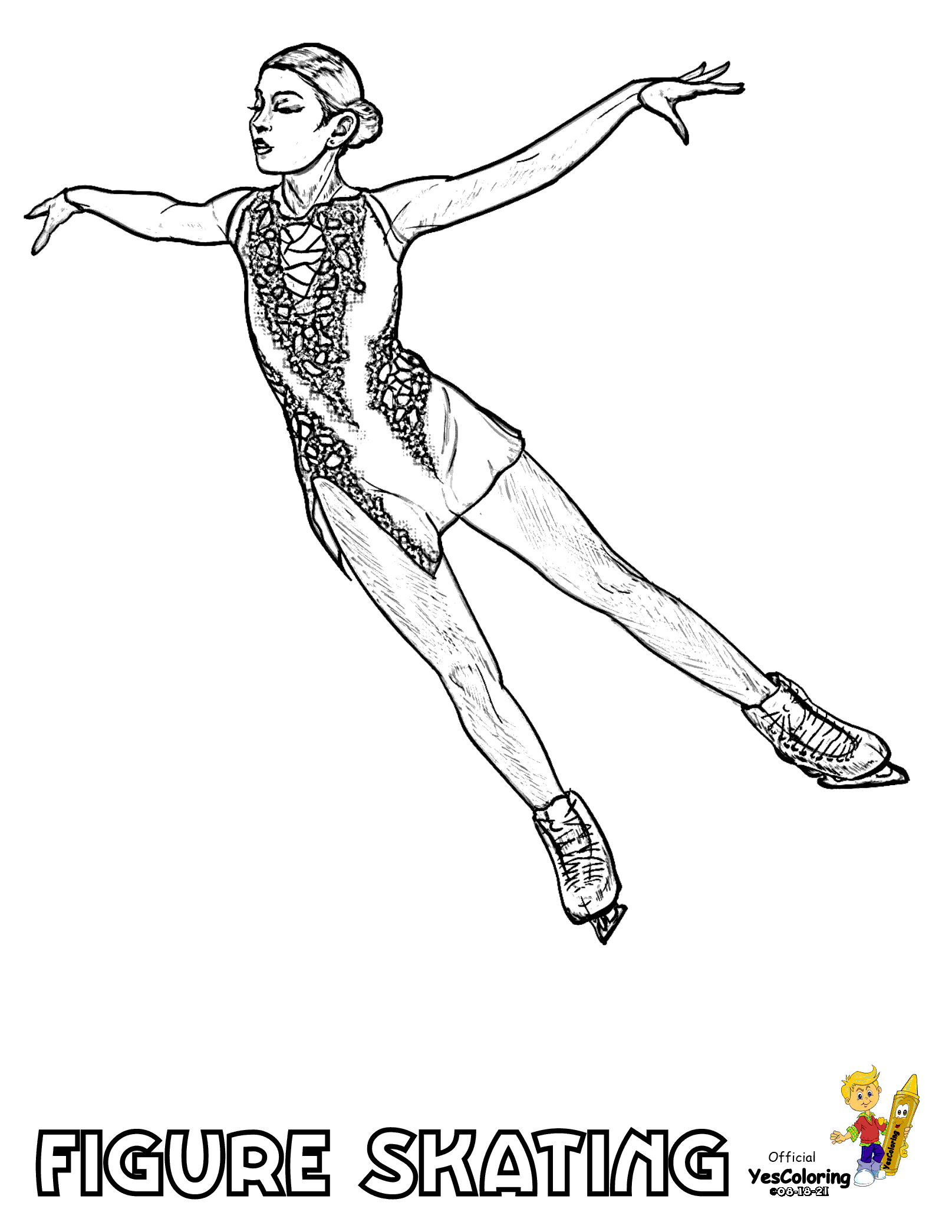 winter olympics coloring pages