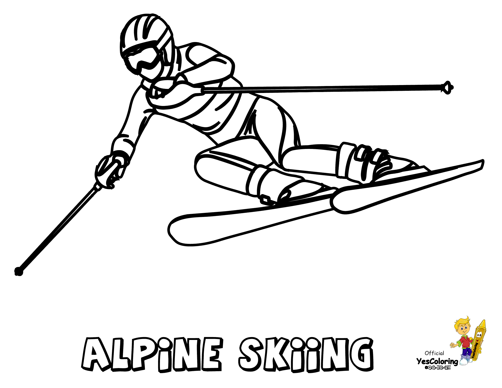 winter olympics coloring pages